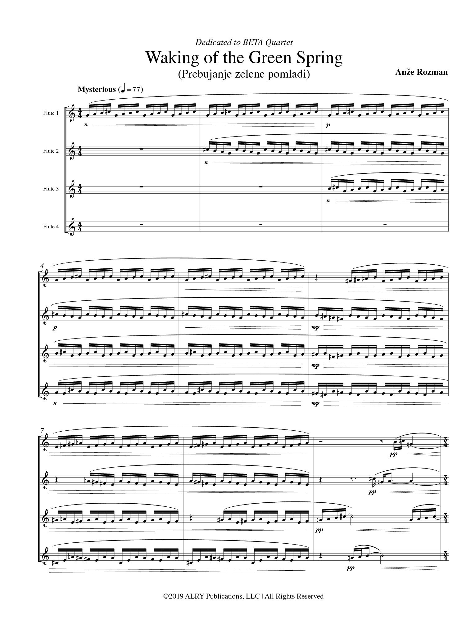 Spring Flute Music with an International Flavour - Just Flutes Blog