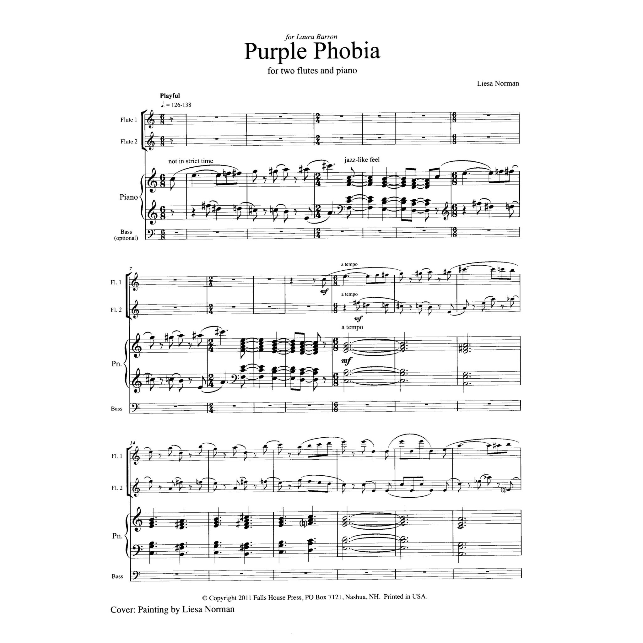 Five pieces for Two Flutes and Piano that will make you smile. - Just ...